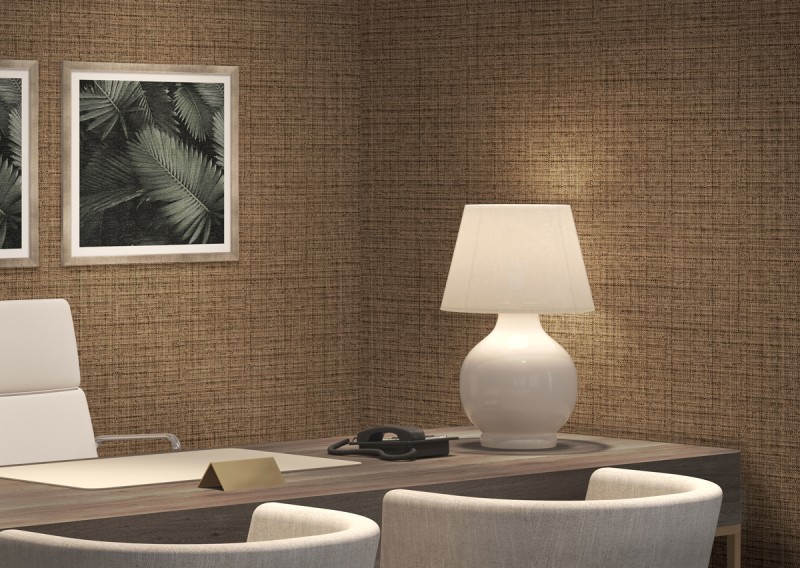 Fabric-Backed Vinyl Wallcovering | Rattan Weave | Seltex Wallcoverings
